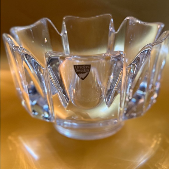 Orrefors Kostaboda | Accents | Orrefors Sweden Crystal Bowl | Poshmark